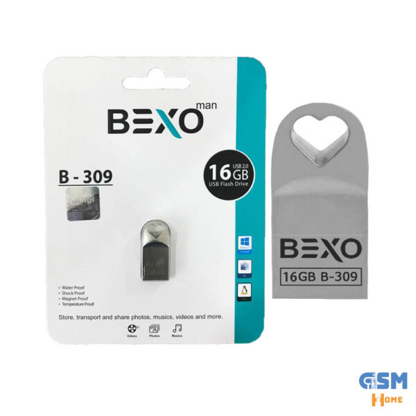 فلش مموری BEXO مدل B-309 ظرفیت 16 گیگابایت - فروشگاه اینترنتی جی اس ام هوم